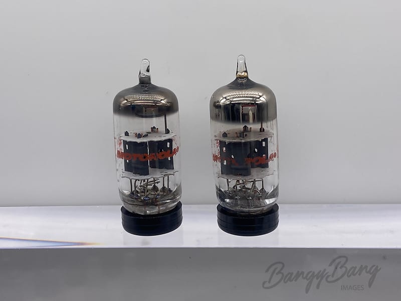 Matched Pair Motorola 12AT7/ECC81 Dual Triode Guitar Amp. | Reverb