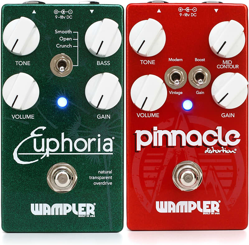 Wampler Euphoria Overdrive Pedal Bundle with Wampler Pinnacle | Reverb