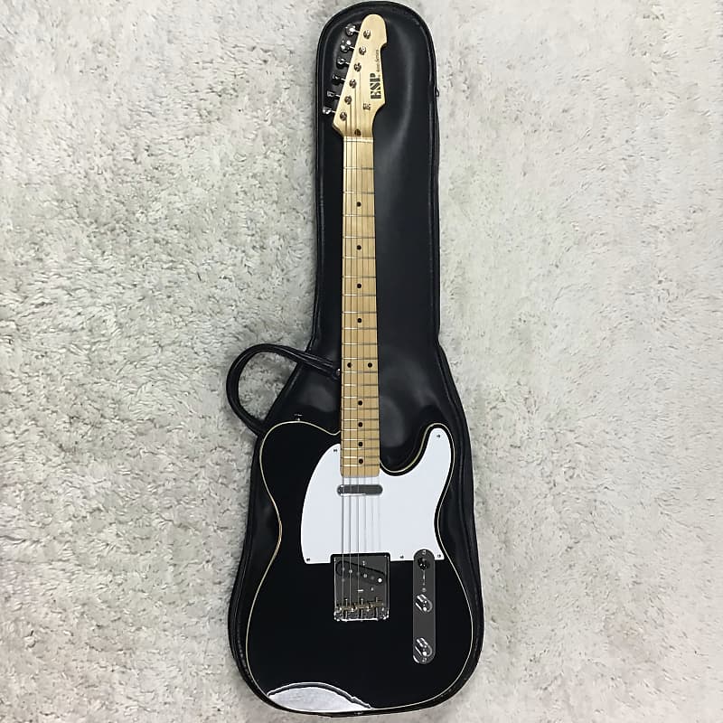 80's ESP 400 Series Telecaster Doublebound Black (Rare!) | Reverb