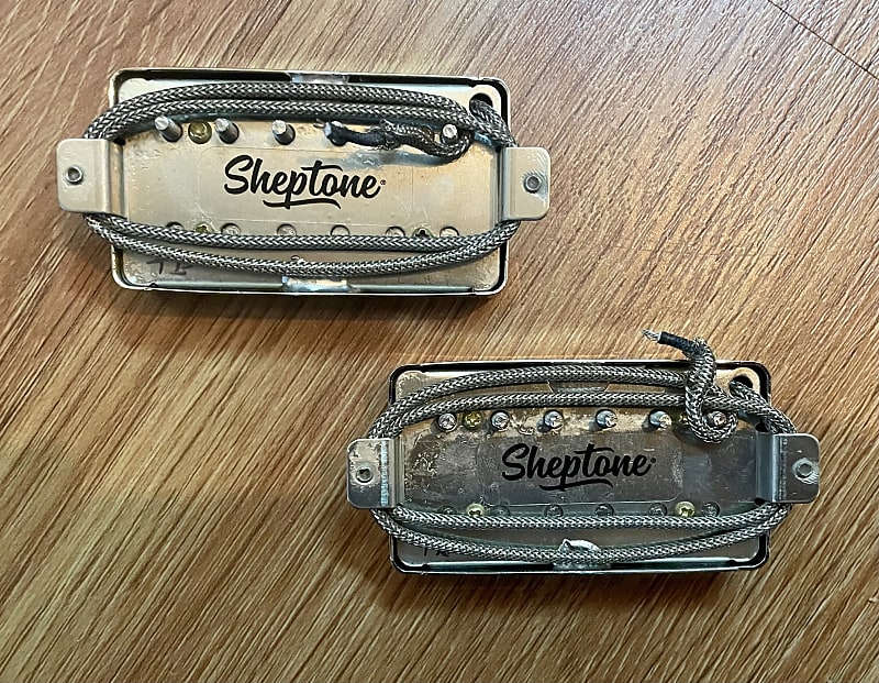 Sheptone Tribute PAF Humbucker Set, Alnico 5, Nickel, Braided | Reverb