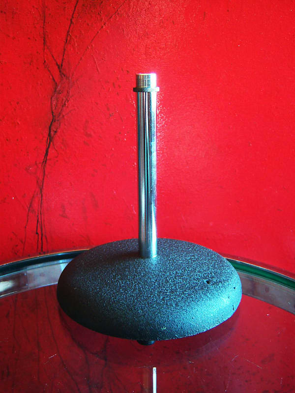 Vintage 1960's era Atlas Sound DS-5 cast iron microphone desk | Reverb