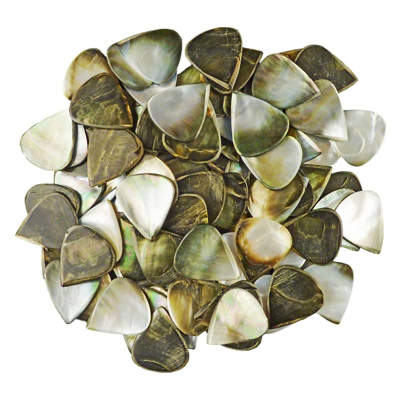 Black Abalone Shell Guitar Or Bass Pick - 351 Shape - | Reverb