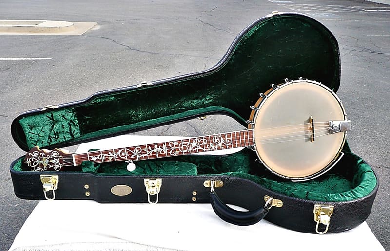 Custom Made 5 String Open Backed Banjo with Superior | Reverb
