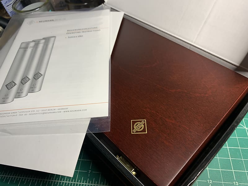 Neumann Wood Box for KM184, KM84, ETC, MINT! | Reverb