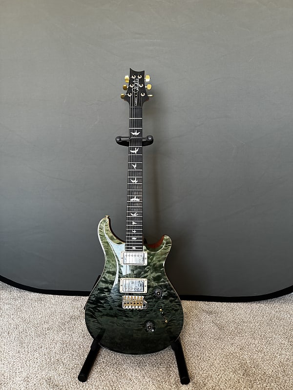 PRS Custom 24 10-Top 2018 - Trampas Green + PRS Hard Cloth | Reverb