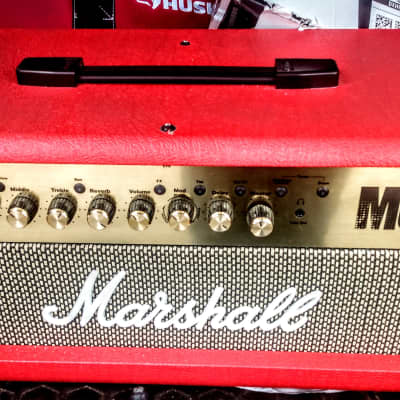 Marshall 100 Watt MG100FX "Red" + Foot Switch | Reverb