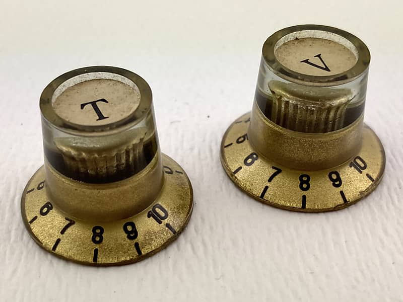 Teisco MIJ Guitar Knobs Set of 2 '70s | Reverb