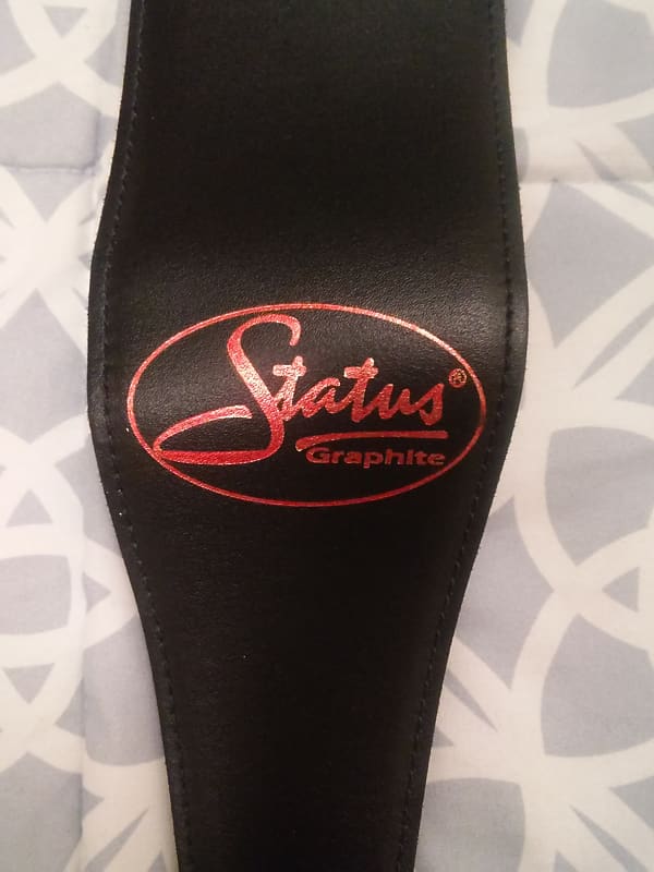 Status Graphite Short Leather Strap 2016 Black/Red | Reverb