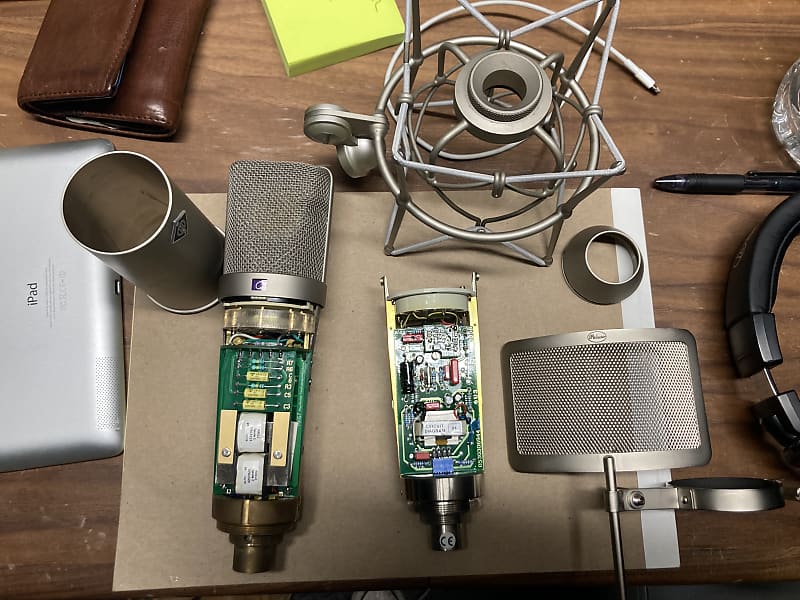 Neumann U87Ai and Neumann bv12 U67 Maxmod ioaudio mk67 insert | Reverb