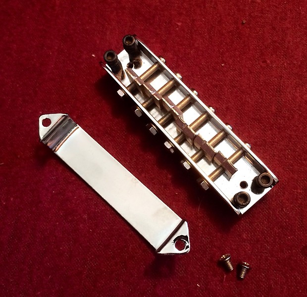 Rickenbacker Guitar bridge 1965 Chrome original vintage with | Reverb