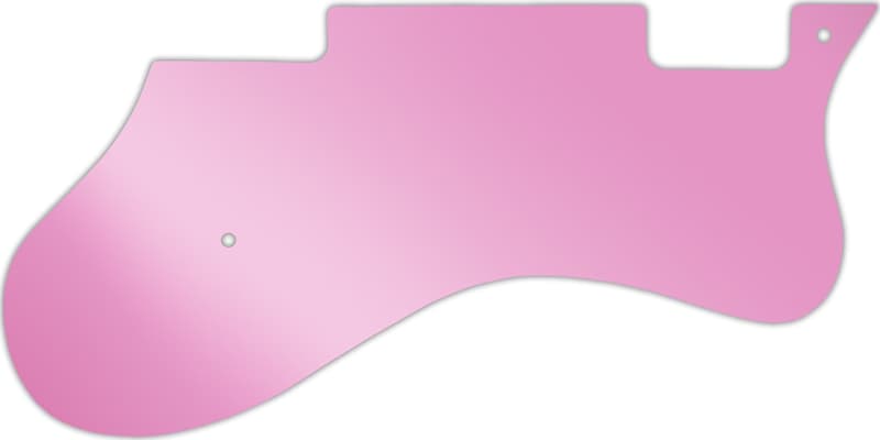 WD Custom Pickguard For Epiphone Riviera #10P Pink Mirror | Reverb