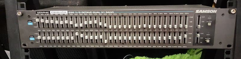 Samson E62 1/3 Octave Dual 31 Band Rack-Mounted Graphic | Reverb