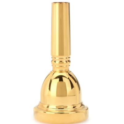 Bach Classic Trombone Large Shank Gold Plated Mouthpiece 3G | Reverb