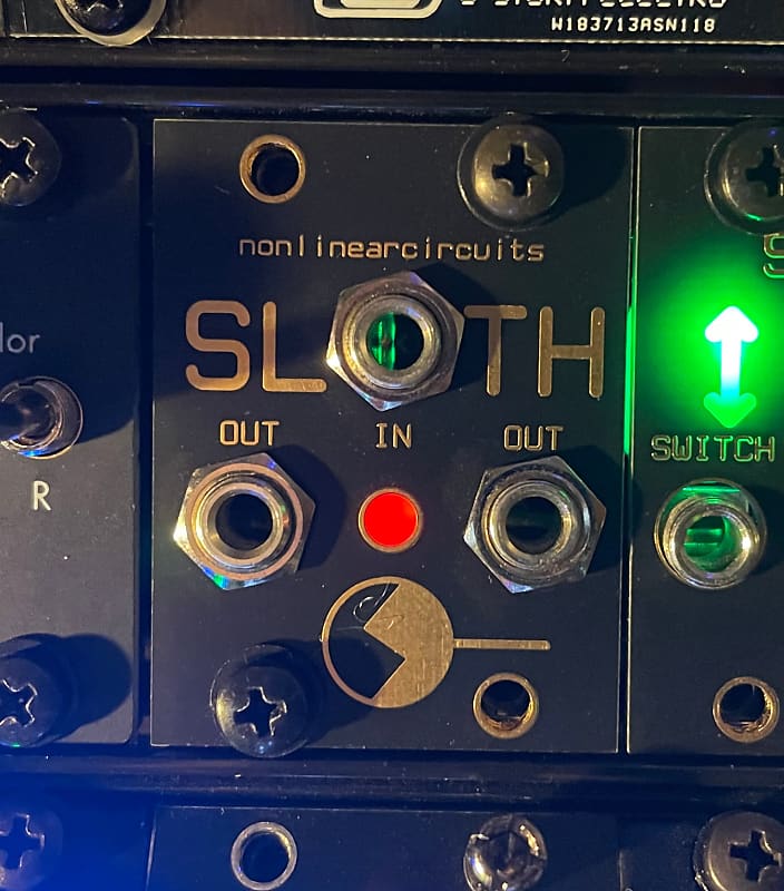 Nonlinearcircuits NLC 1U Sloth Chaos - Black | Reverb