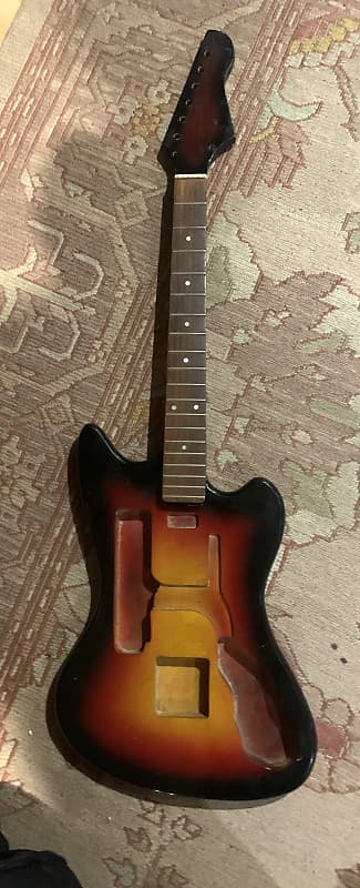Guyatone FG601 1960s - Offset Body and Neck for project | Reverb