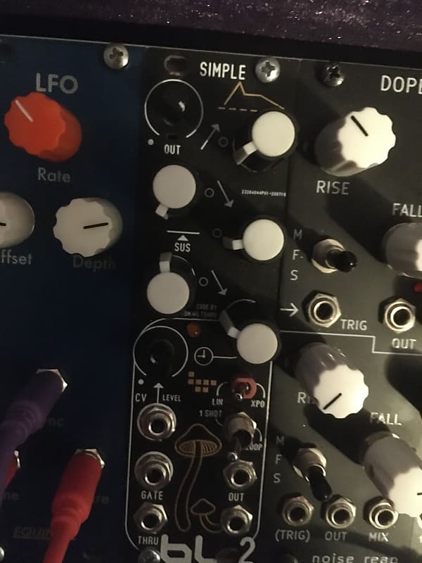 Blue Lanterns Modular Simple ADSR Black and gold | Reverb UK