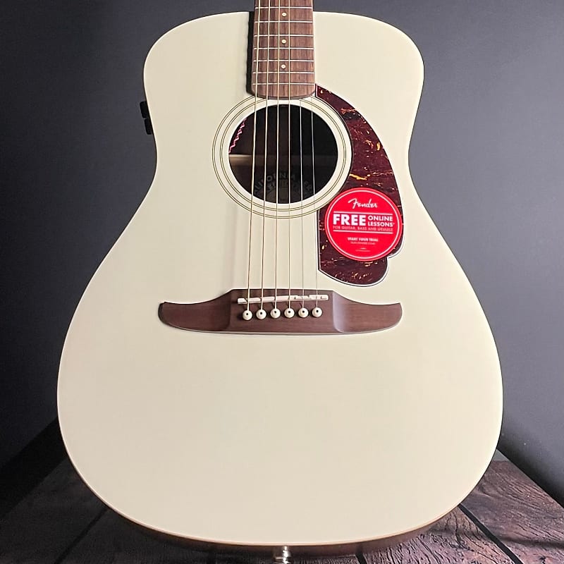 Fender Malibu Player Acoustic, Walnut Fingerboard- Olympic | Reverb