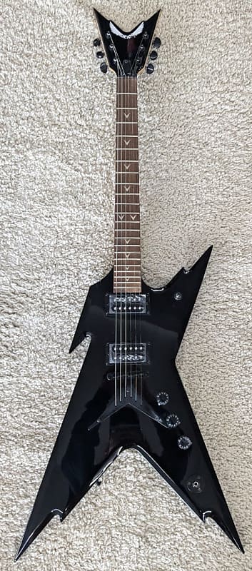 DEAN Razorback X Electric Guitar in Classic Black | Reverb Canada