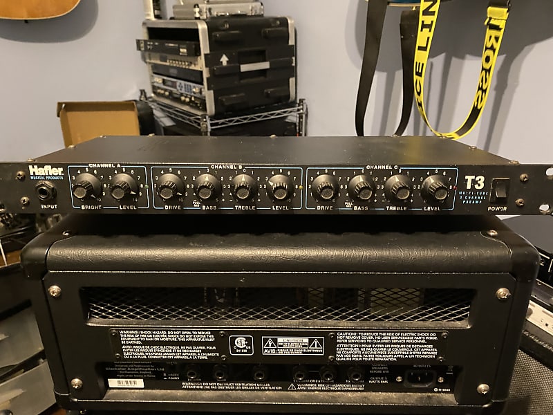 Hafler T3 Multi-Tube 3 Channel Guitar Pre-Amp Preamplifier | Reverb
