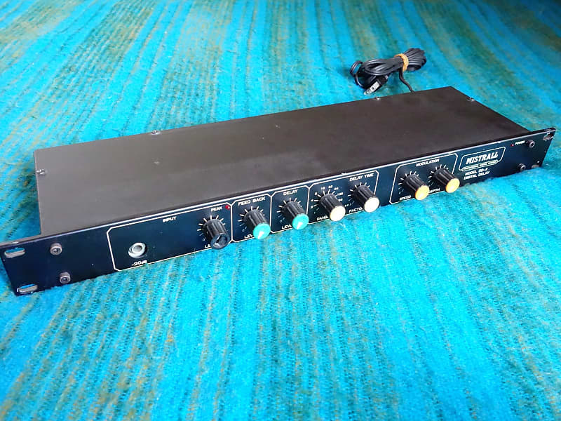Mistrall Model DD-X Digital Delay - Rare 80's Vintage Early | Reverb