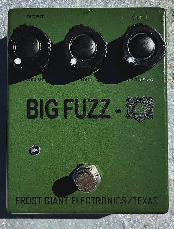 Frost Giant Bubble Font Big Green Fuzz | Reverb