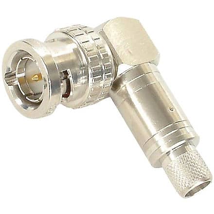 Canare BCP-LC5F Right Angle 75 Ohm BNC Crimp Plug, Pin & | Reverb