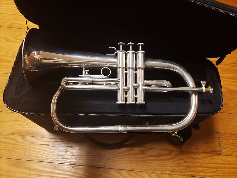 Kanstul 725S Silver Bb Flugelhorn! Hard To Find, Great | Reverb