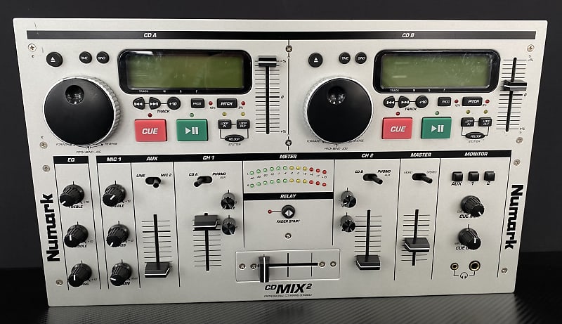 Numark CDMix 2 Professional CD Mixing Console - Silver | Reverb