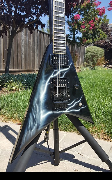 Rare 2000 USA Jackson XTRR Rhoads Lightning Sky w/Reverse | Reverb