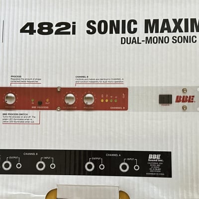 BBE SONIC MAXIMIZER 482i w/Free Shipping | Reverb