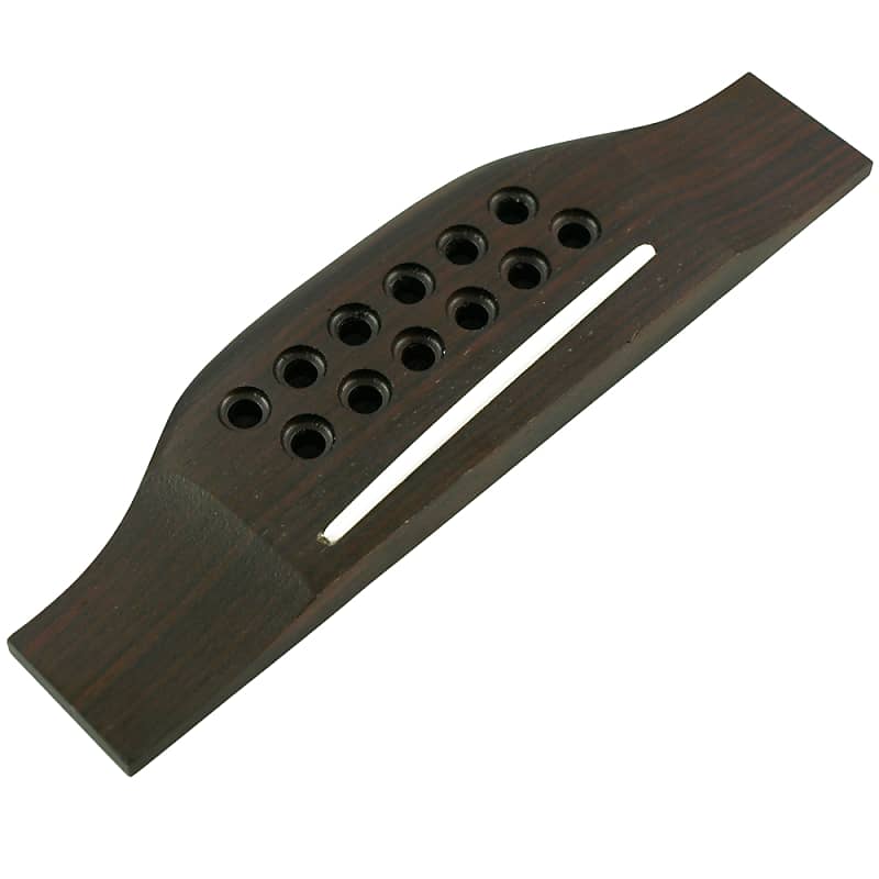 WD WDF12R Martin Styled 12 String Acoustic Bridge - Rosewood | Reverb