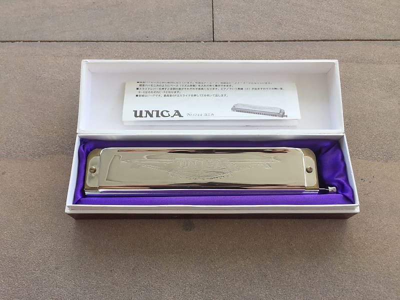 Tombo No.1244 UNICA Chromatic Harmonica (Made in Japan) | Reverb
