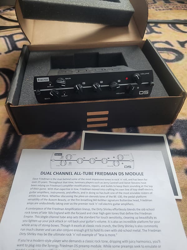 Synergy DS Module - Dirty Shirley Friedman Amp (2 Channels) | Reverb