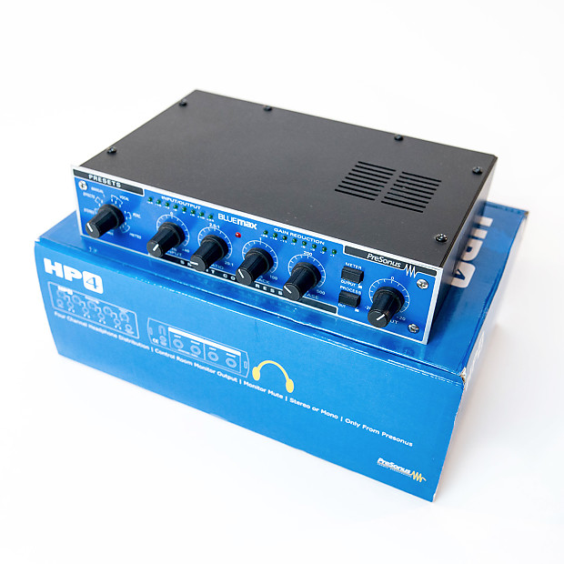 Presonus BlueMax Stereo compressor owned by Jimmy Chamberlin | Reverb