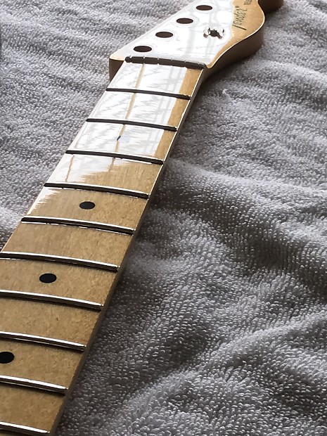 Fender Telecaster Neck w/ Modern “C” Shape, 21 Medium Jumbo | Reverb