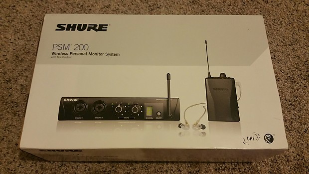 Shure PSM 200 Wireless In-Ear Monitoring System | Reverb