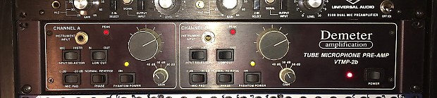 Demeter VTMP-2B Dual channel Tube Pre Amp and DI. HUGE tone, | Reverb