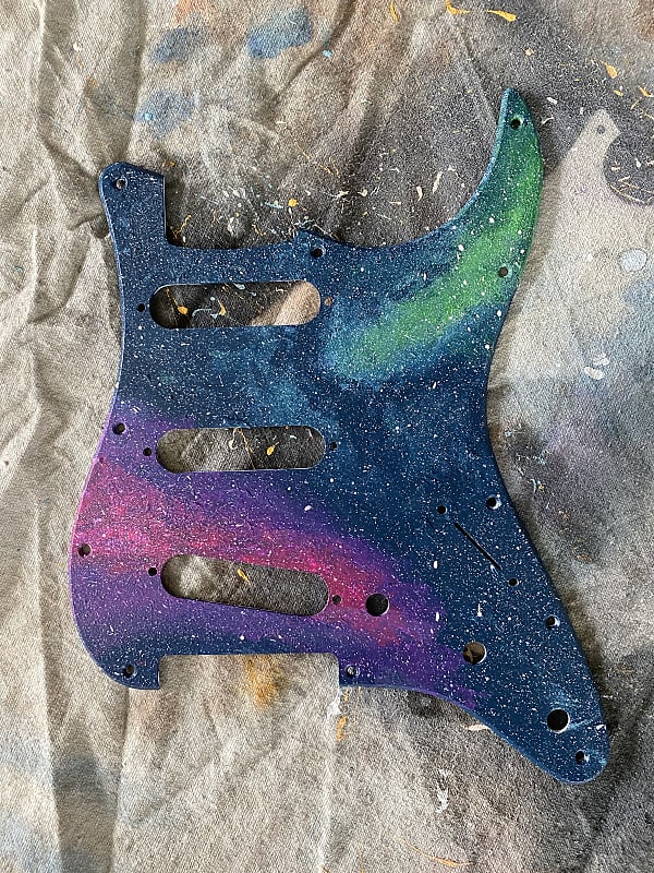 Fender Stratocaster Custom painted pickguard | Reverb