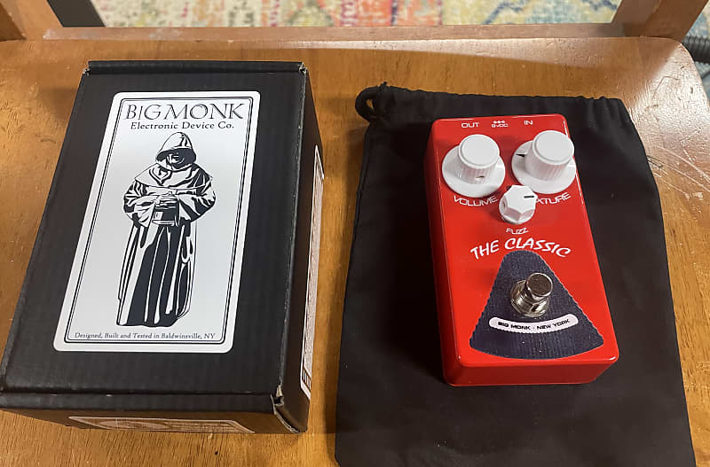 Big Monk Electronics The Classic Silicon BOG Fuzz - Red | Reverb