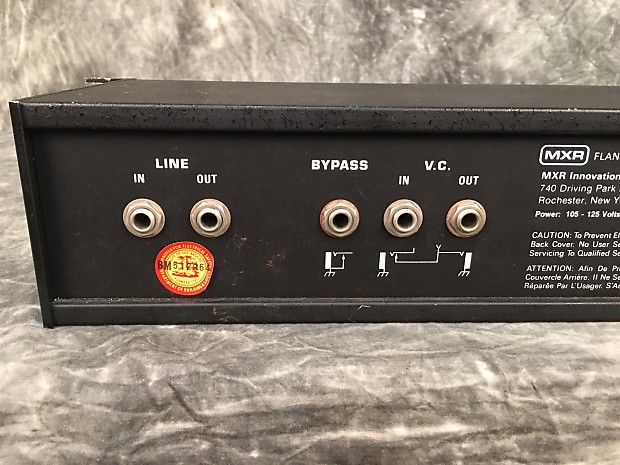 MXR Flanger Doubler Blue Face Rack Effect | Reverb