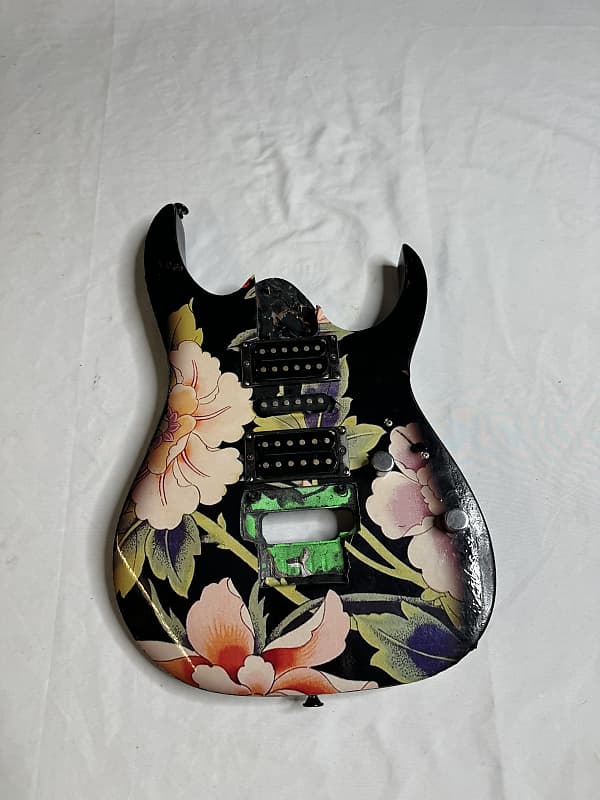 Ibanez RG JEM Inspired Electric Guitar Body 2000s - Floral | Reverb
