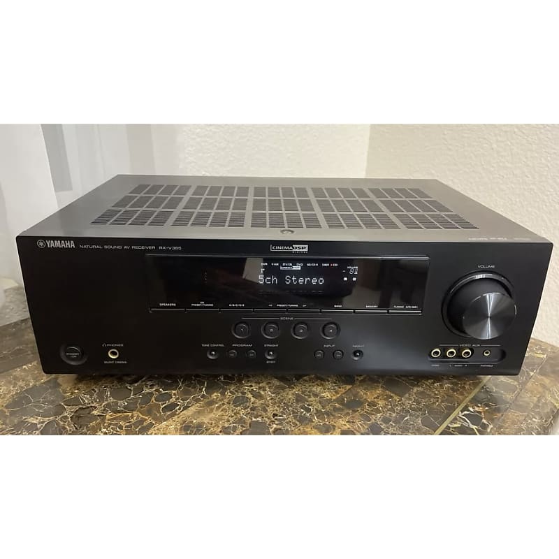 Yamaha RX-V365 5.1-channel AV Receiver Black. Tested, | Reverb