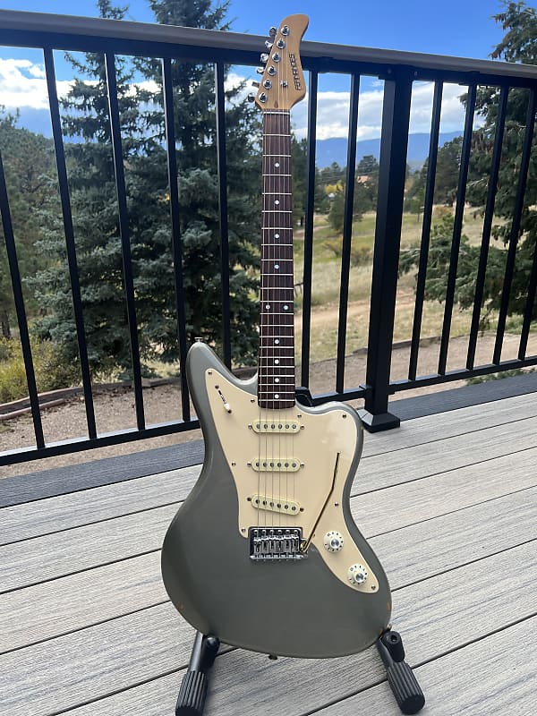 1997 - 1999 Fernandes Decade A1 JG Metallic Silver with | Reverb