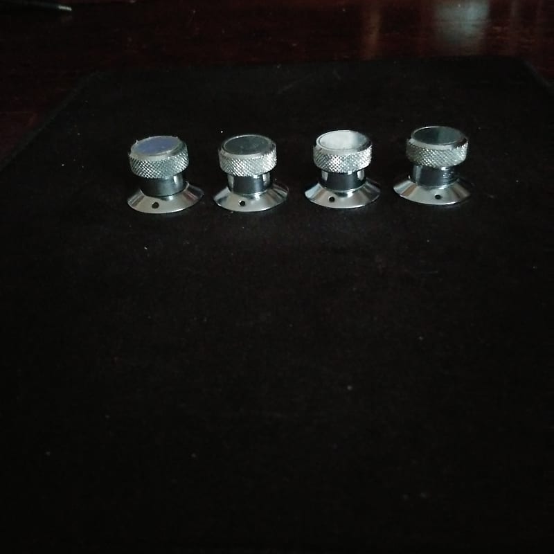 Matching Set of 4 Vox Guitar/Amp Knobs, 1960's, Chrome | Reverb