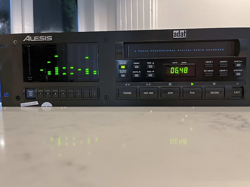 Alesis ADAT 16-Bit 8-Track Digital Audio Recorder Black | Reverb UK