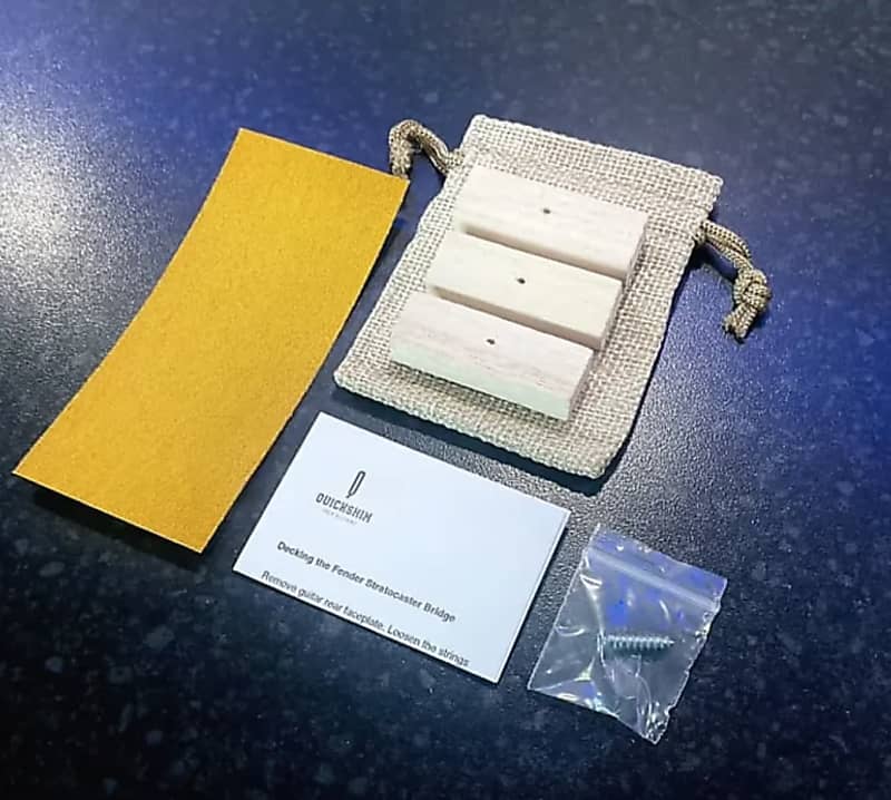 Strat Tremolo Trem Wood Block Deck Hard Tail Hardtail | Reverb UK