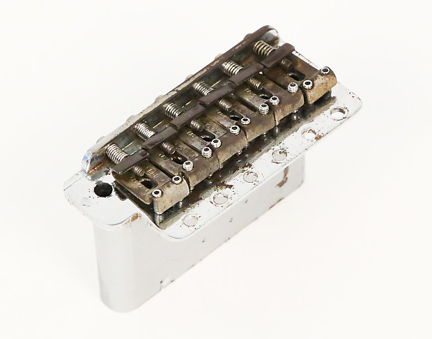 1964 Fender Stratocaster Bridge Assembly - Bridge Plate + | Reverb