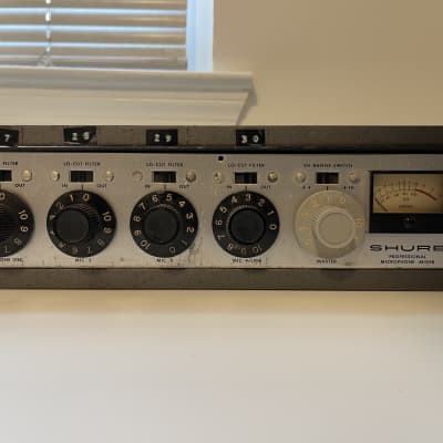 Vintage 1970s Shure M67 Microphone Preamp (MODIFIED w/ 4CH | Reverb