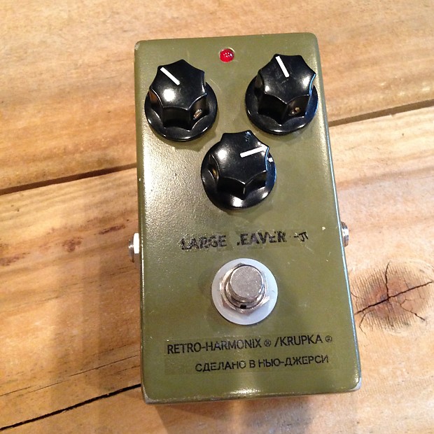 BYOC Large Beaver Green Russian Big Muff Fuzz Clone | Reverb