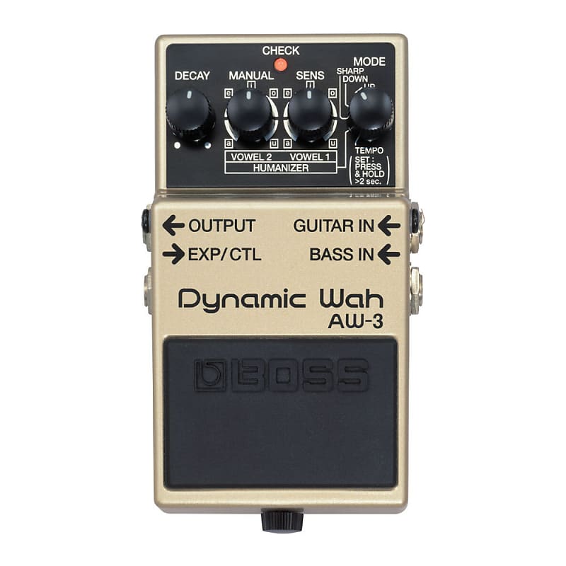 BOSS AW-3 Compact Bass Input Humanizer Mode Dynamic Wah Pedal | Reverb